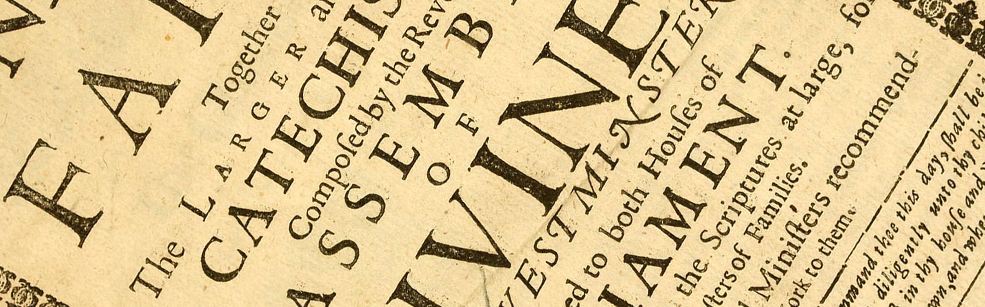 The Larger Catechism - Heritage Reformed Congregation of Grand Rapids